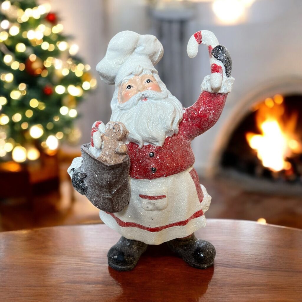 Santa Figure with treats | Platt Hill Nursery