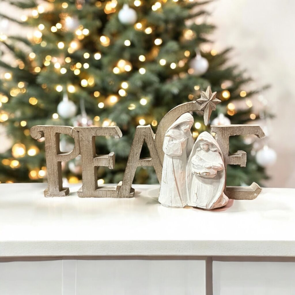 Peace Christmas Sign | Platt Hill Nursery