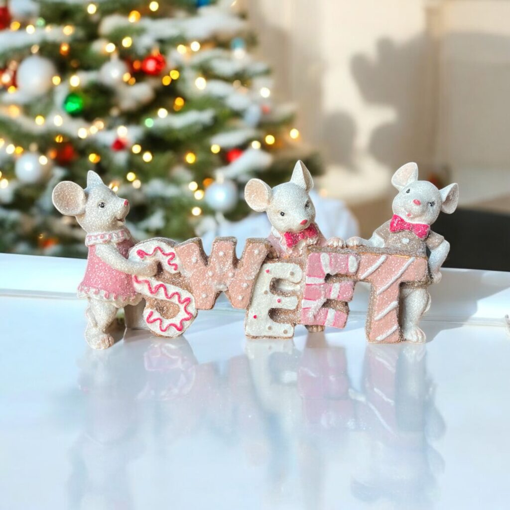 Pink Mice Sweet Sign | Platt Hill Nursery